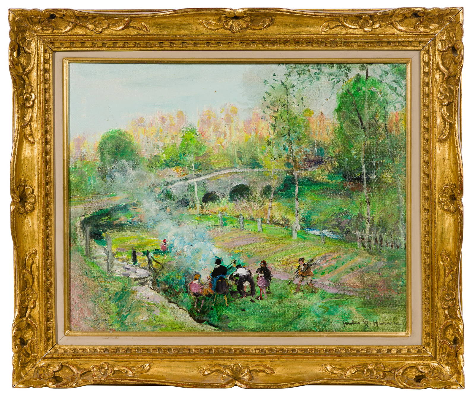Jules R. Herve (french, 1887-1981) Oil On Linen Auction