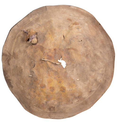 Native American Plains Indian Buffalo Hide Shield