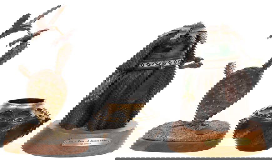 Native American Bronze Sculpture Assortment