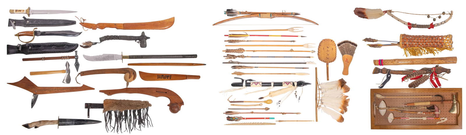 Native American Weapon Assortment Auction