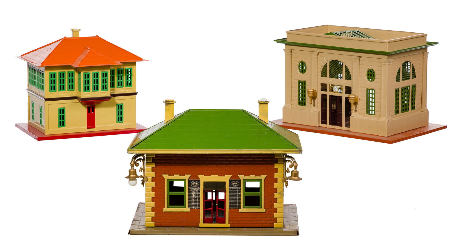 Lionel And T-reproductions Model Train Building Assortment Auction