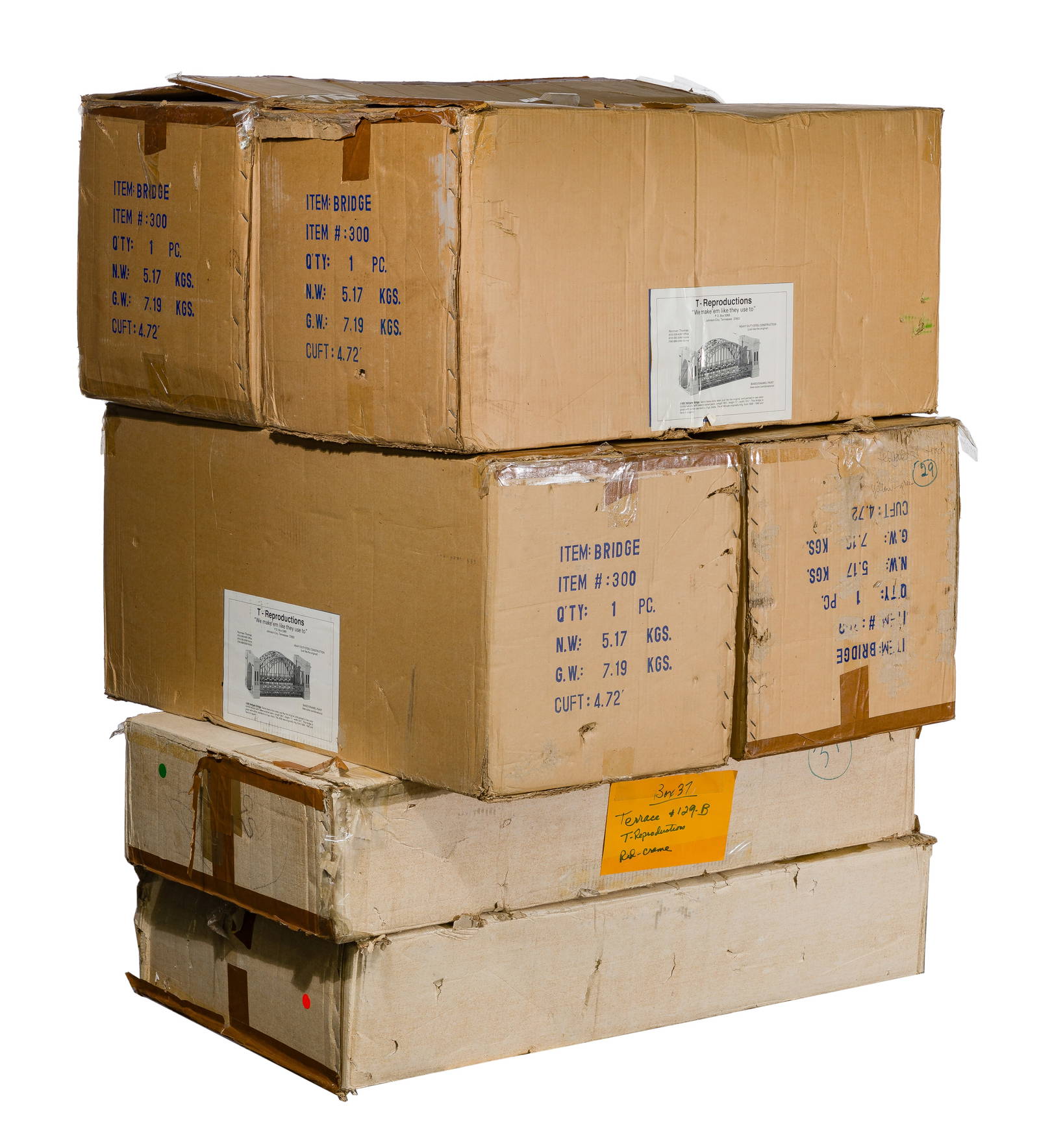 T-reproductions Model Train Bridge Assortment Auction