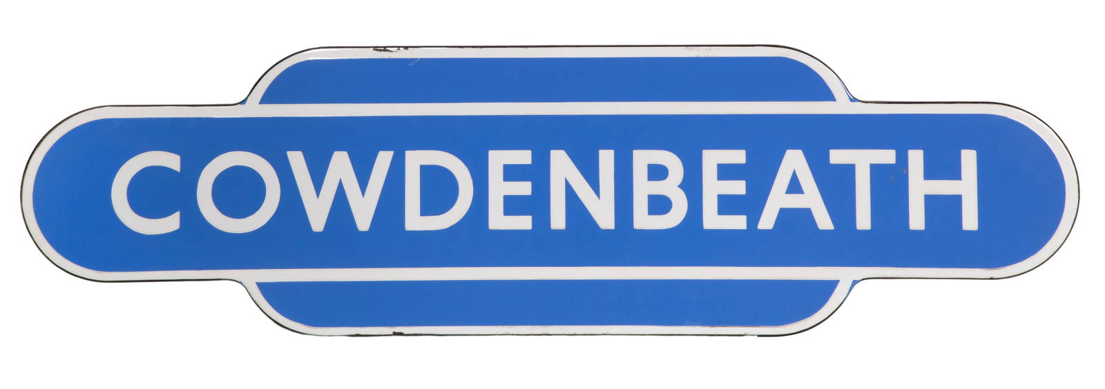 Totem Cowdenbeath Railway Sign Auction