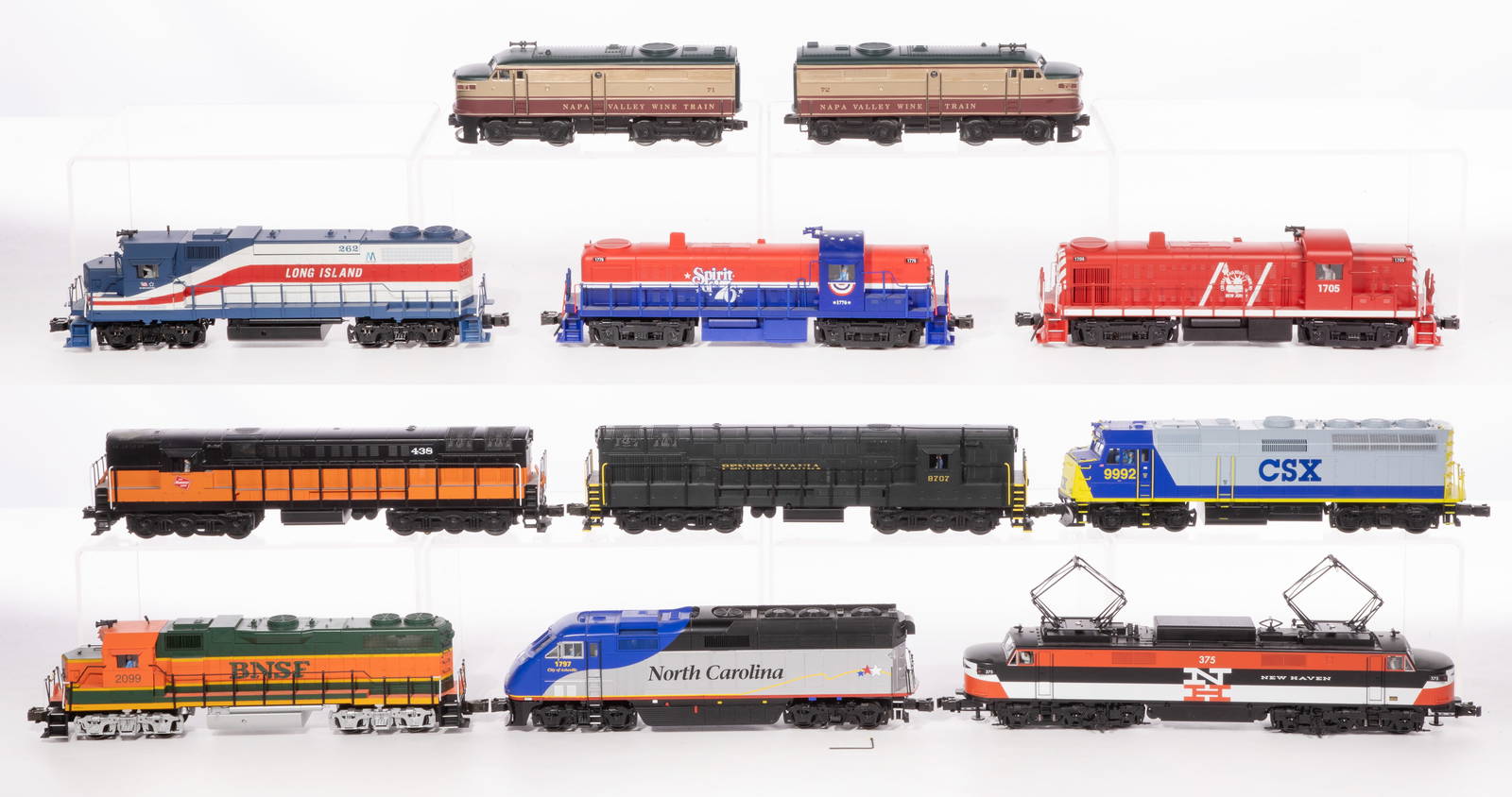 K-line Model Train O Scale Locomotive Assortment Auction