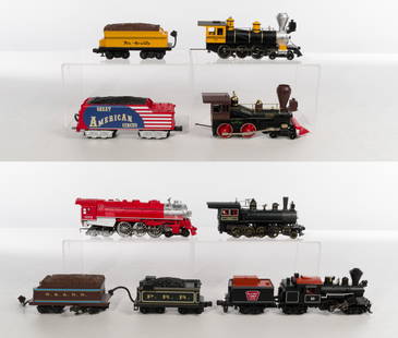 Mth Model Train O Scale Locomotive And Tender Assortment