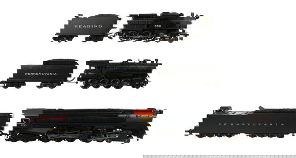 Mth Model Train O Scale Pennsylvania Locomotive And Tender Collection