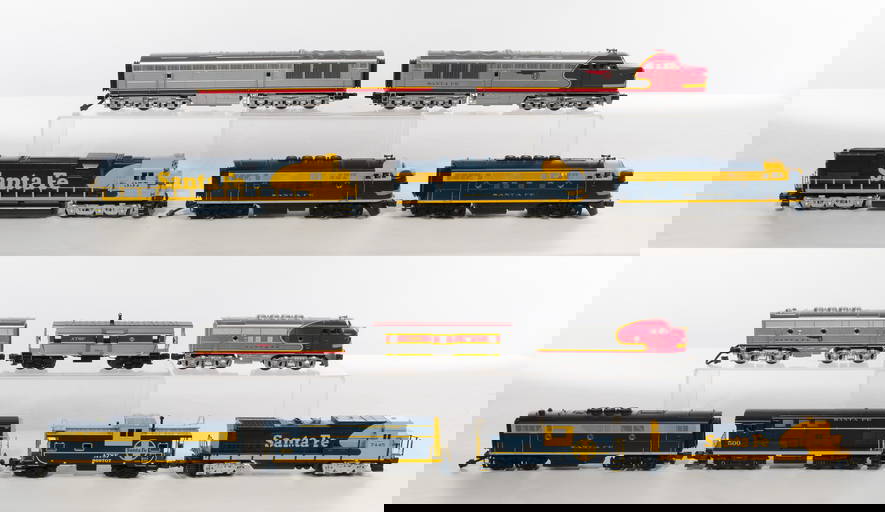 Mth Model Train O Scale Santa Fe Assortment