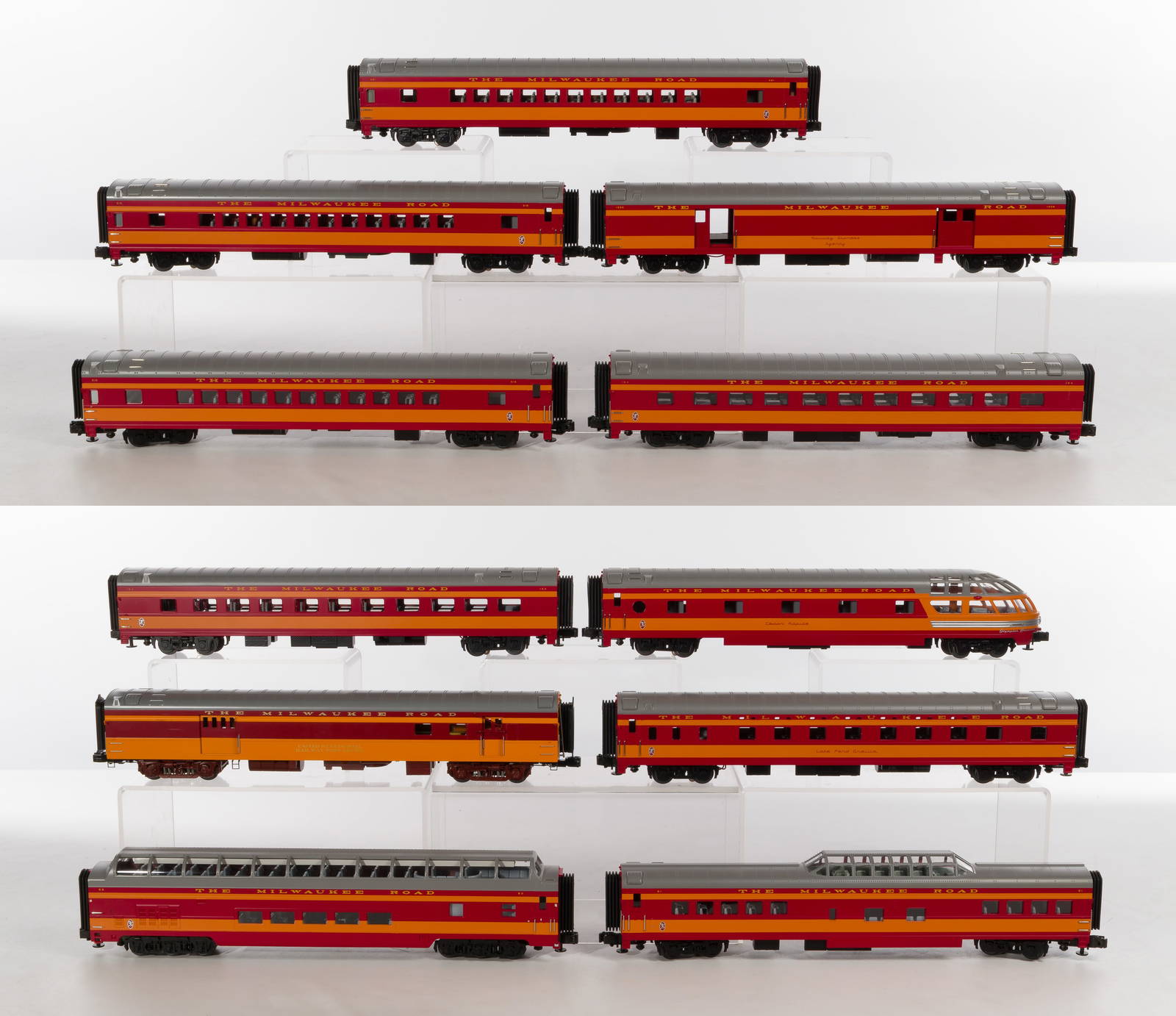 Mth Model Train O Scale The Milwaukee Road Passenger Car Assortment Auction