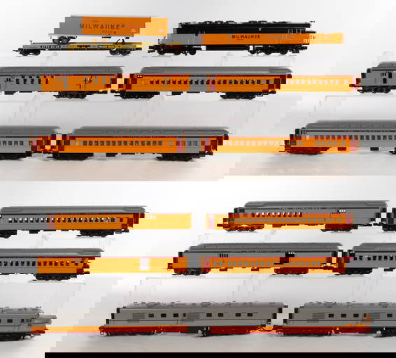 Mth Model Train O Scale The Milwaukee Road Assortment