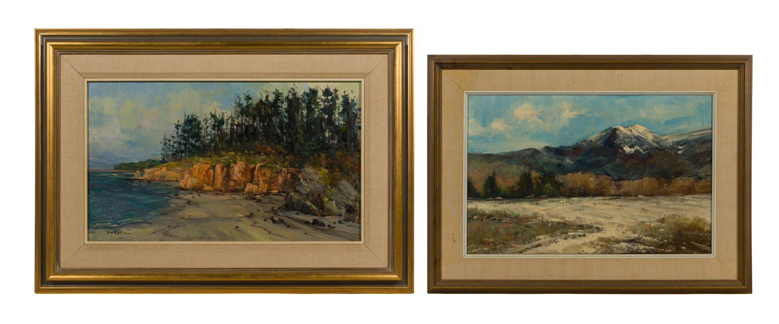 Dan Rippe (american, 20th Century) Oils On Canvas Auction