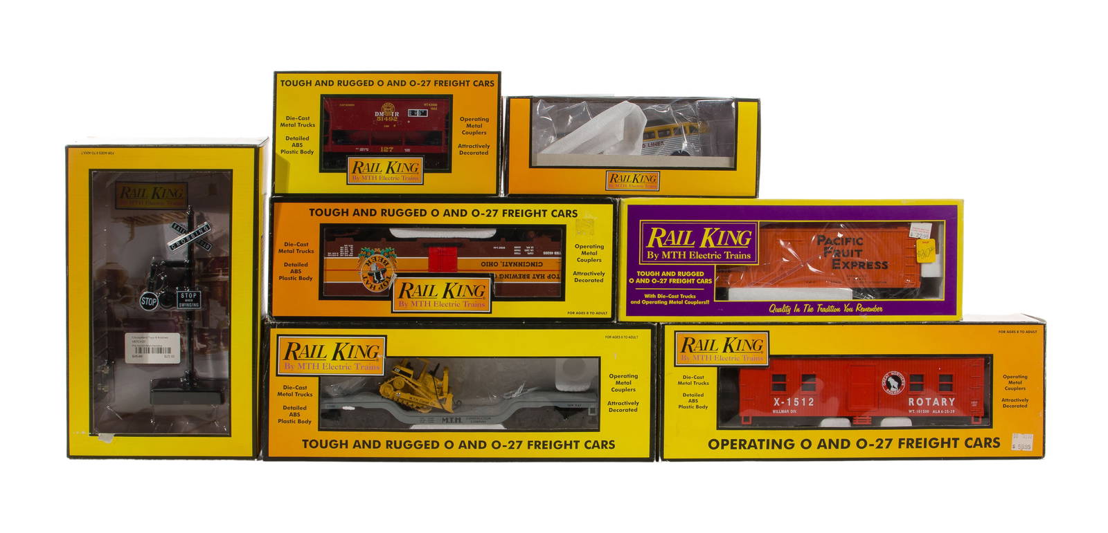 Rail King Model Train O Scale Assortment Auction