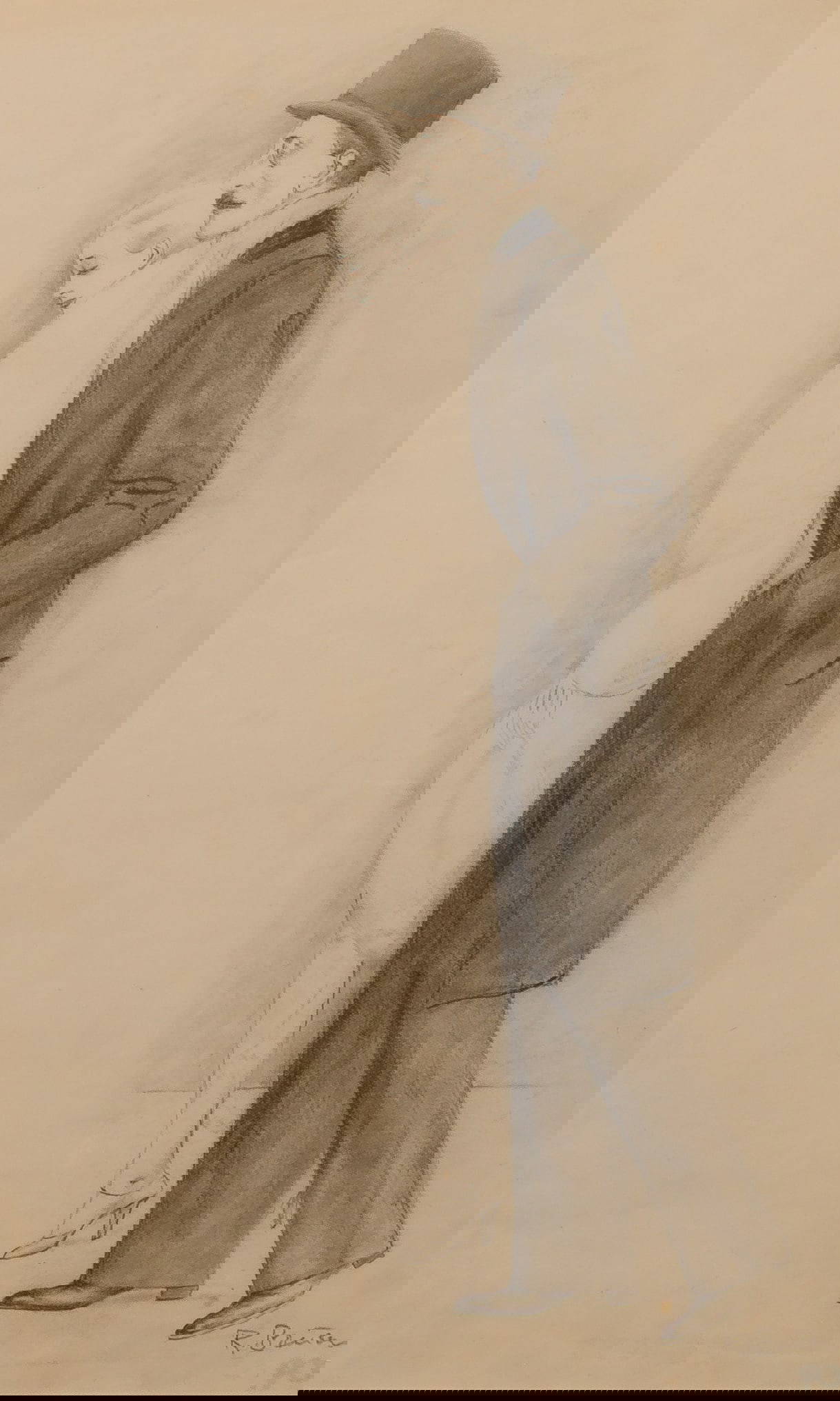 Rudolf Bauer (german, 1889-1953) Graphite Sketch Auction