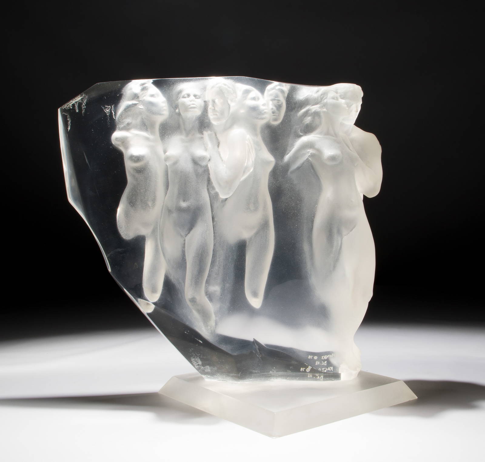 Frederick Hart (american, 1943-1999) 'gerontion' Acrylic Sculpture Auction