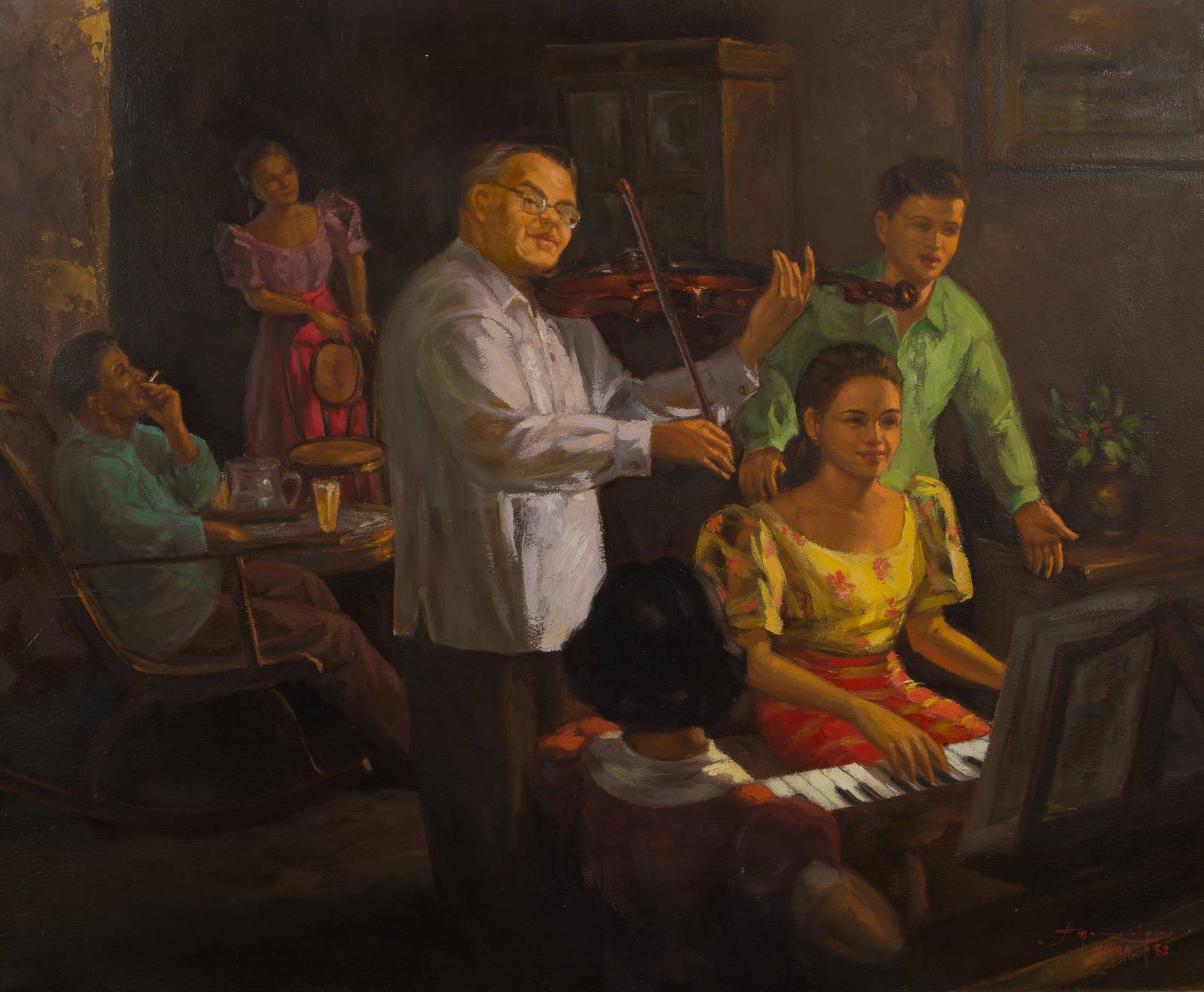 Unknown Artist (filipino, 20th Century) Oil On Canvas Auction