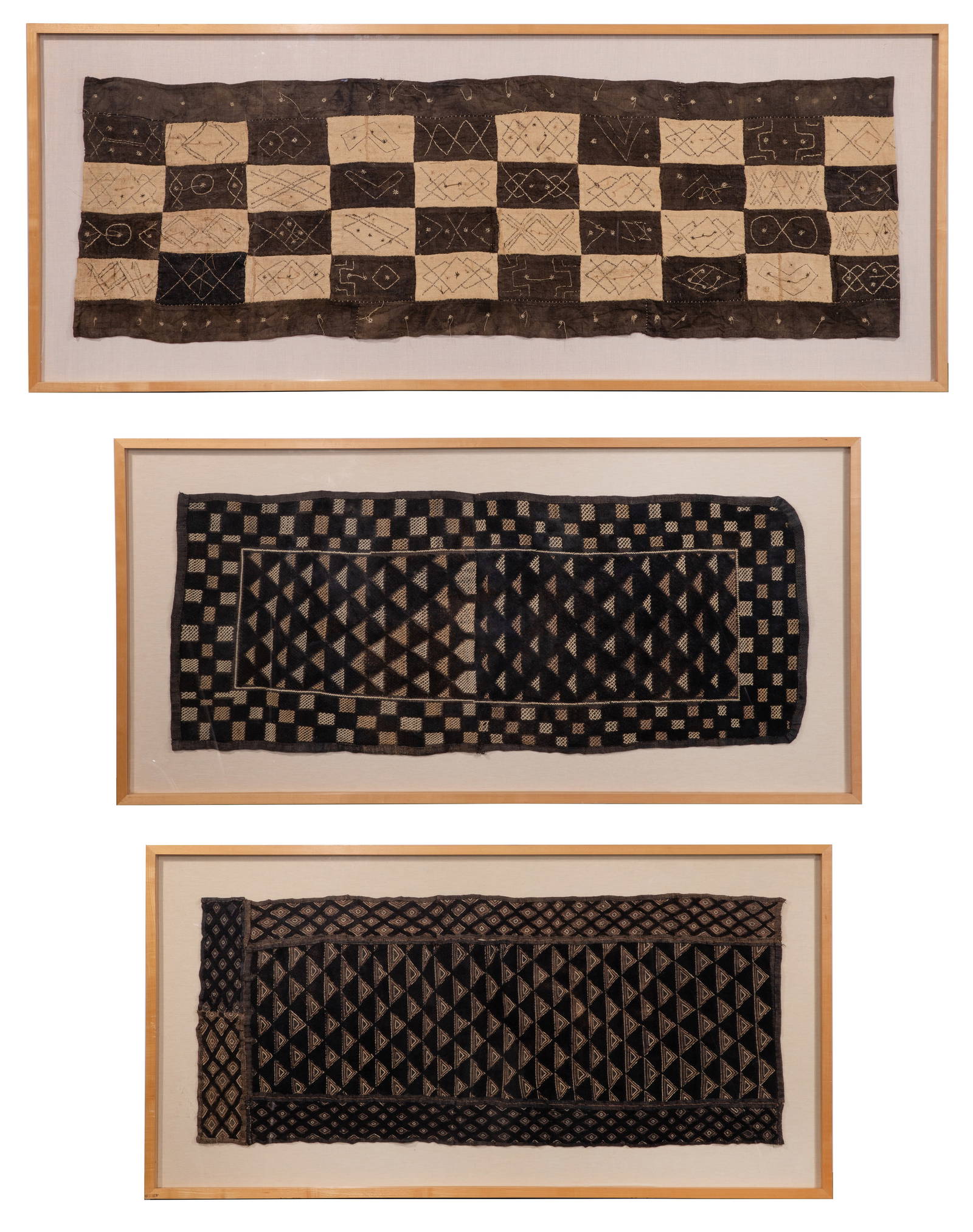 African Congo Kuba Tribe Textile Assortment Auction