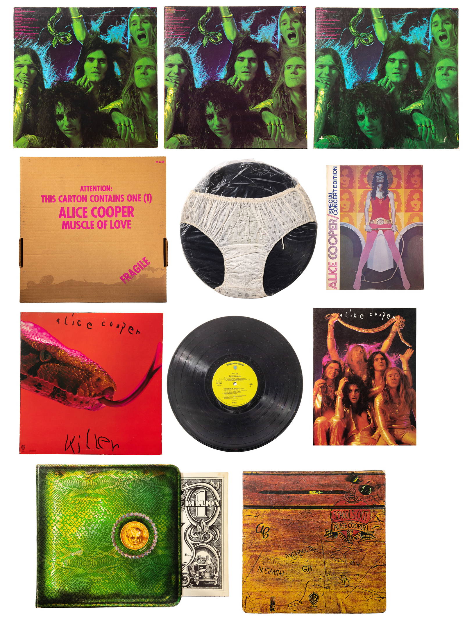 Alice Cooper Lp Album Assortment - Jun 05, 2025 | Leonard Auction, A ...