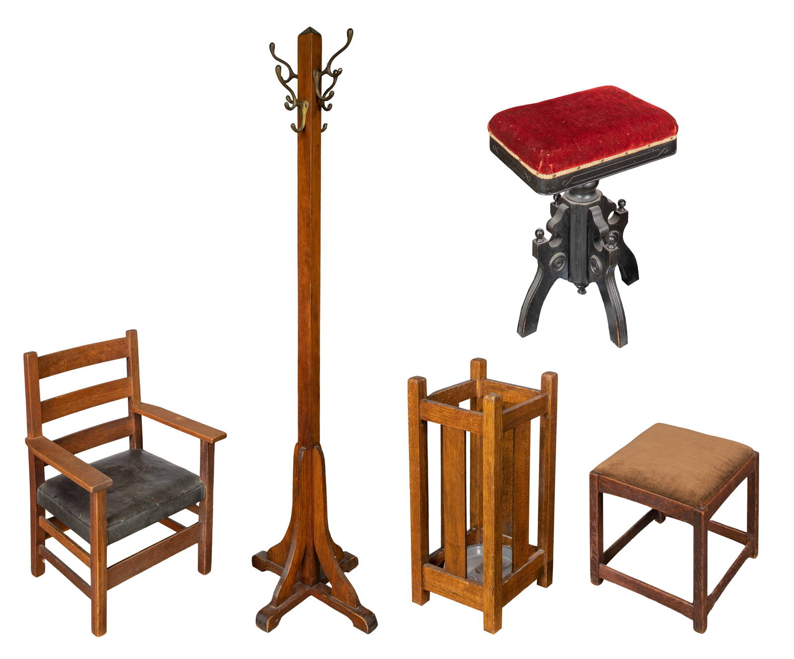 Arts And Crafts Style Furniture Assortment Auction