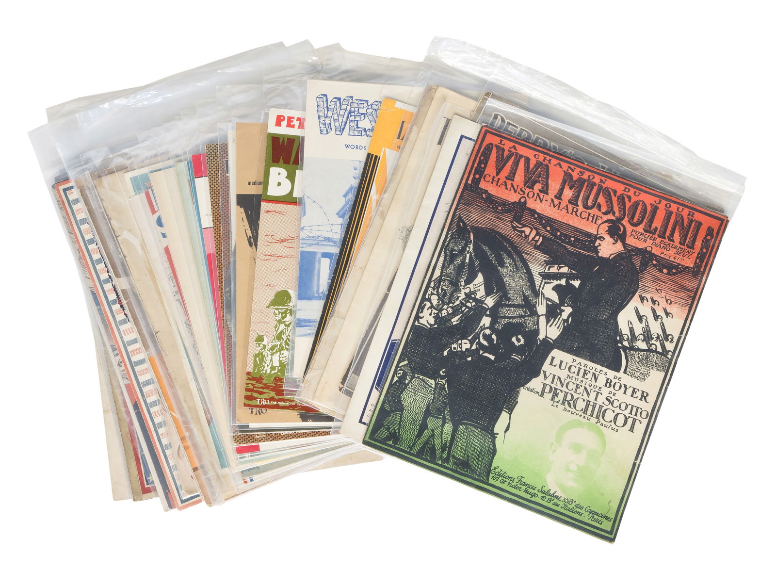 Military, Political And Labor Sheet Music Assortment Auction