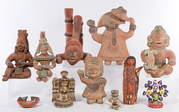 Peruvian Pottery Figurines
