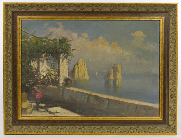 Ernesto Riccio (Italian, 1887-1954) Oil on Canvas
