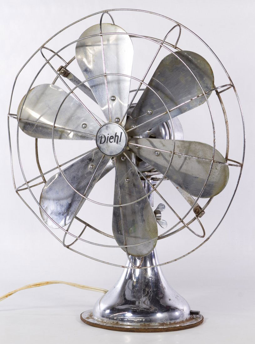 Diehl Electric Chrome Fan