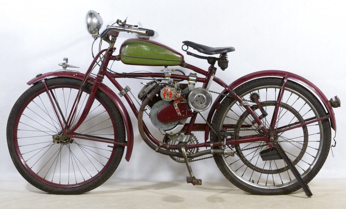 Whizzer Motorbike on an Elgin Frame