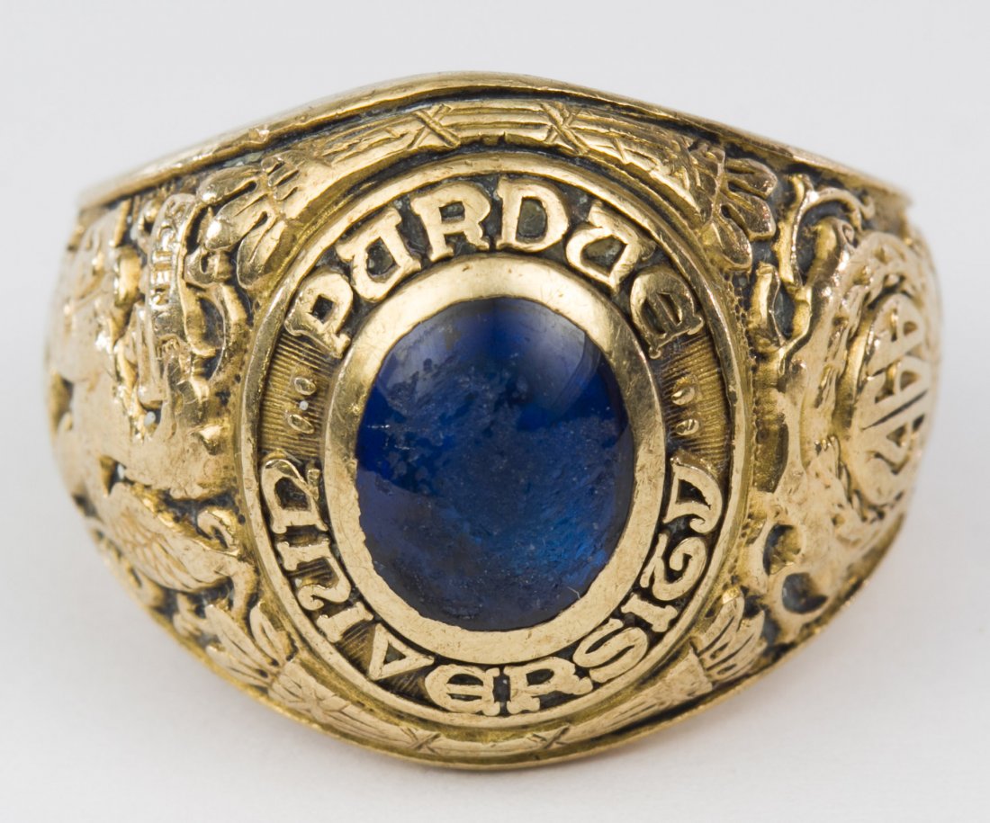 10k Gold 1966 Purdue University Ring