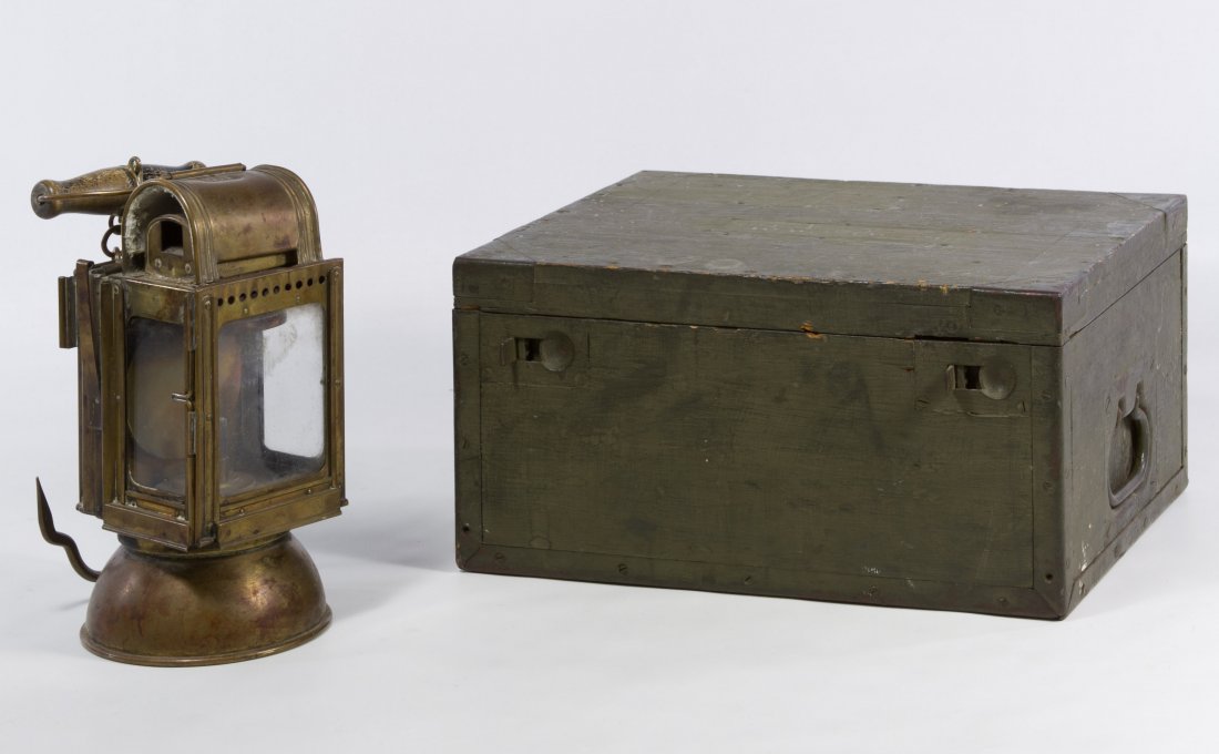 World War II German Naval Railroad Signal Lantern