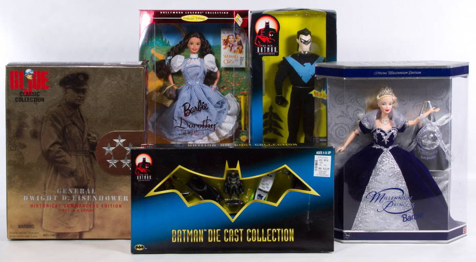 Barbie, GI Joe and Batman Doll Assortment - Nov 15, 2015 | Leonard ...