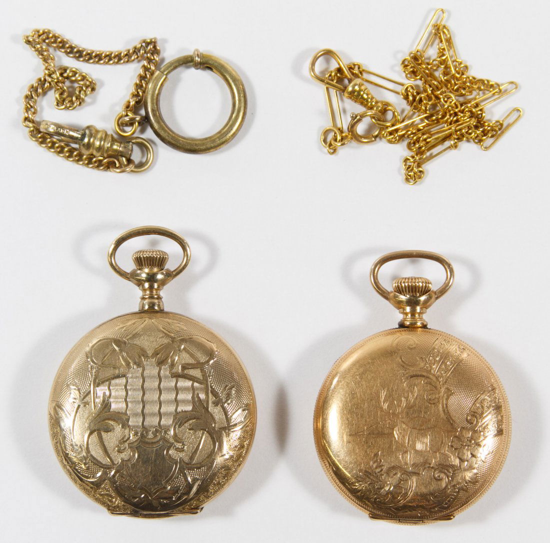 Gold Filled Hunter Case Pocket Watches