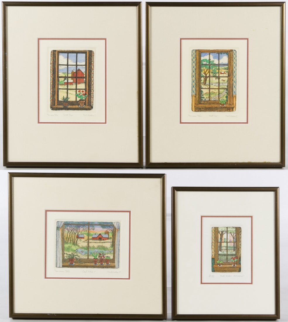 Susan Hunt Wulkowicz (20th Century) Etchings