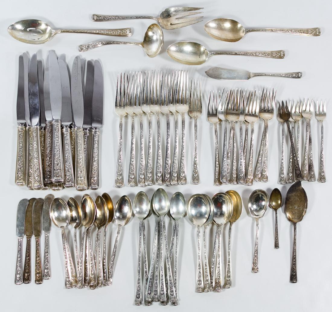 Watson 'Windsor Rose' Sterling Silver Flatware Service