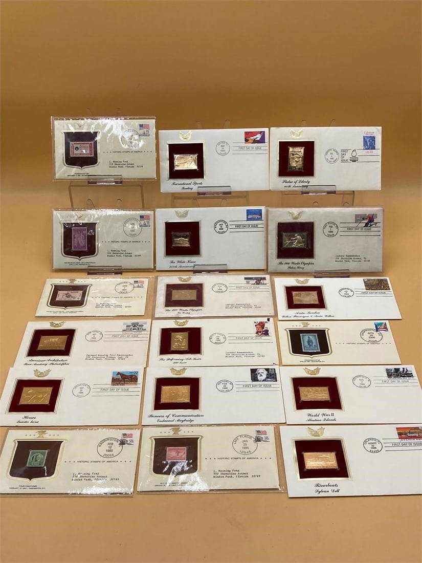 First Day Issue Stamp Set Auction