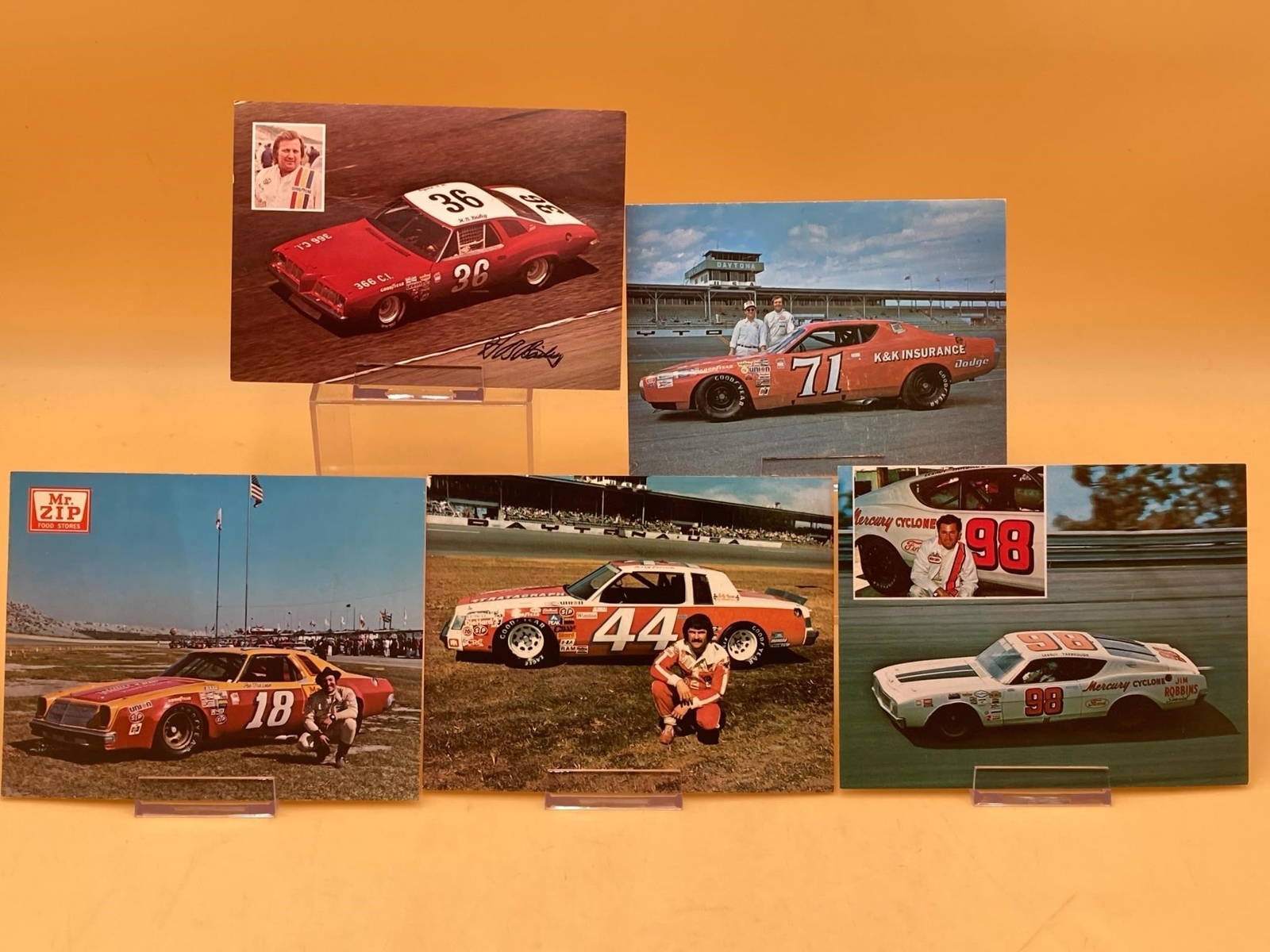 Vintage 1960s & 1970s Nascar Postcards Auction