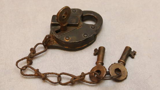 Vintage Pennsylvania Railroad Lock