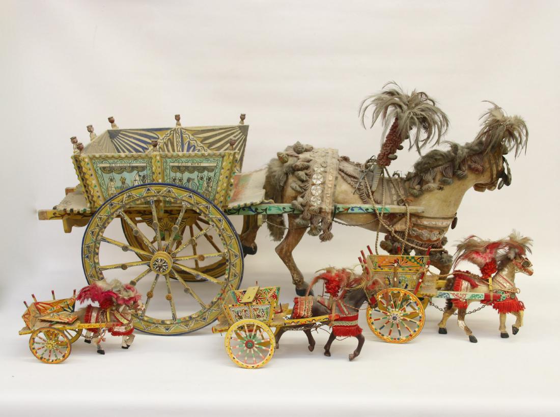 Large Toy Theater with Elaborate Proscenium