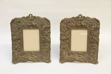 Pair Bronze Frames
