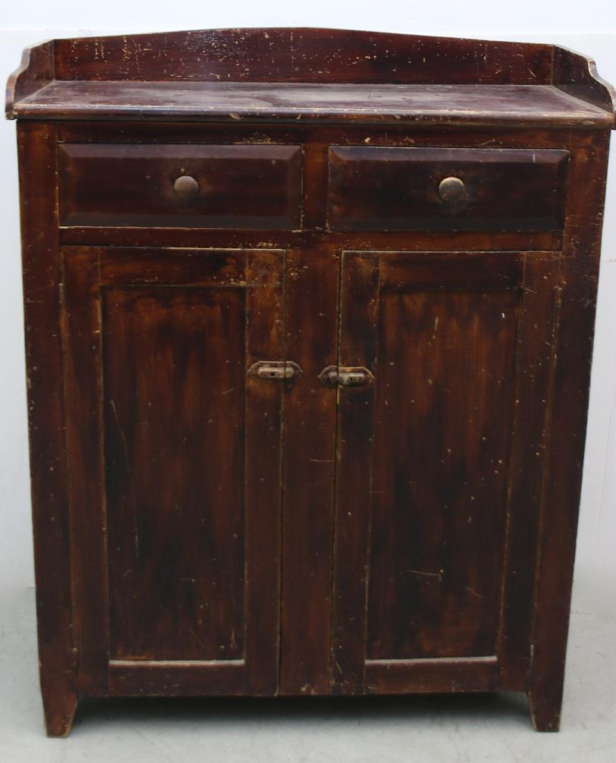 ANTIQUE JAM CUPBOARD