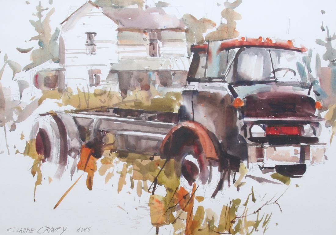 CLAUDE CRONEY WATERCOLOR
