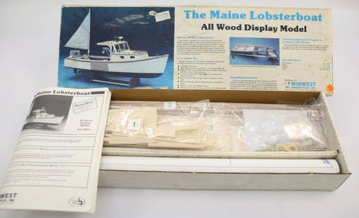 The Dinghy Boat All Wood Display Model Kit Midwest Products Co Inc