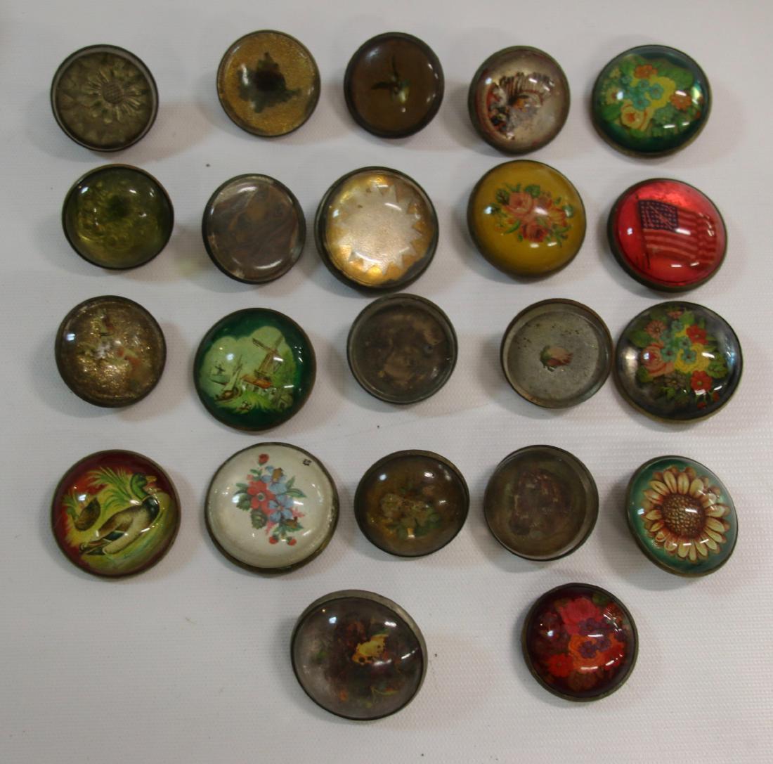 Bridle Rosette Buttons