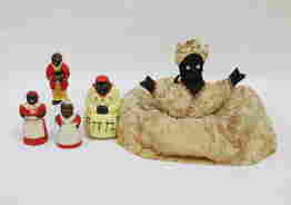 Black Americana Mammy Chalk Ware String Holder - Feb 05, 2019 ...