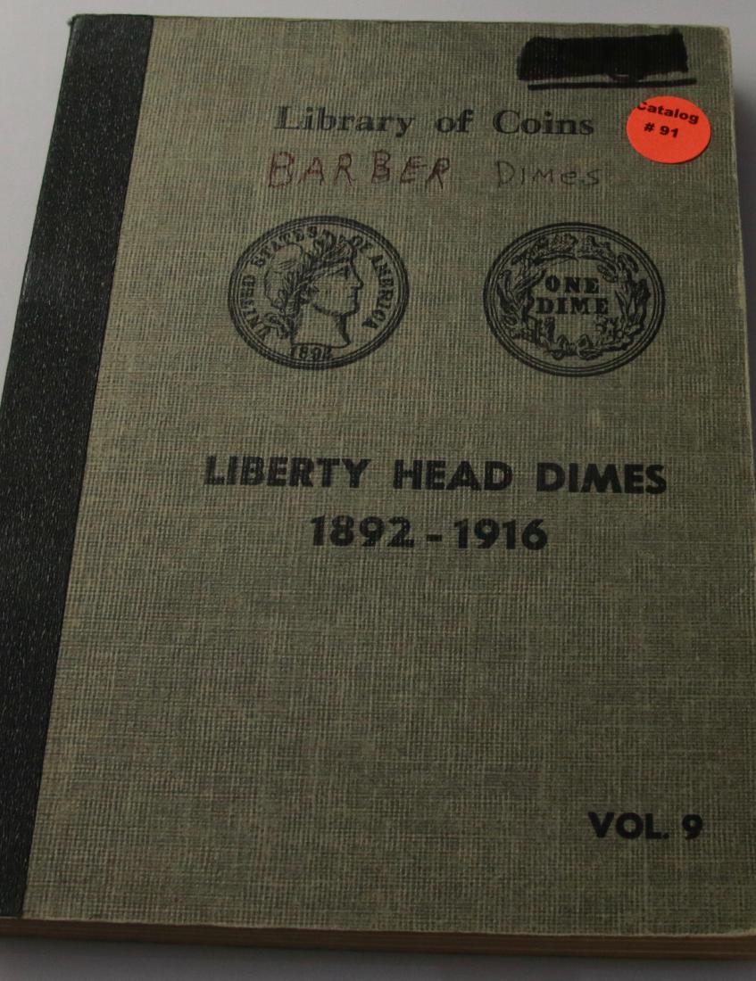 BARBER DIME BOOK