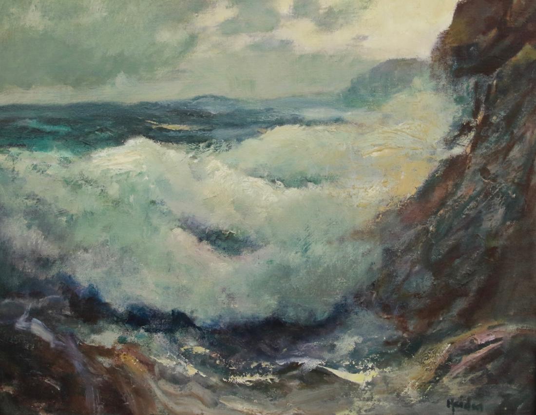 PETER HEIDEN OIL ON BOARD