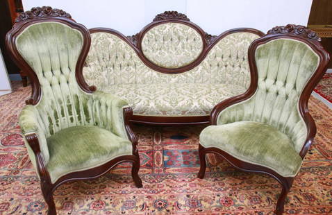 Victorian Style Parlor Sofa
