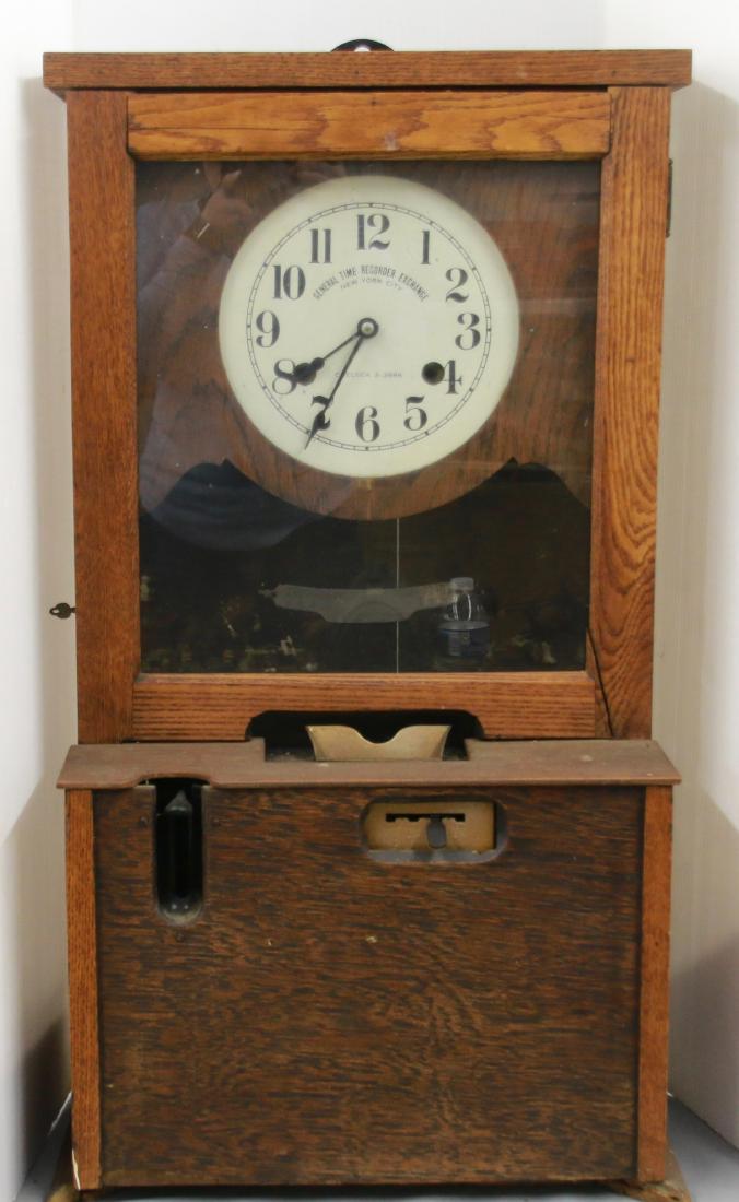 GENERAL TIME RECORDER TIME CLOCK - May 04, 2019 | Hartzell's Auction ...