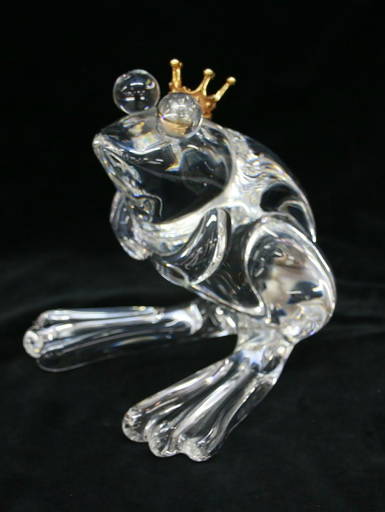STEUBEN GLASS FROG PRINCE - Aug 26, 2019 | Hartzell's Auction Gallery ...