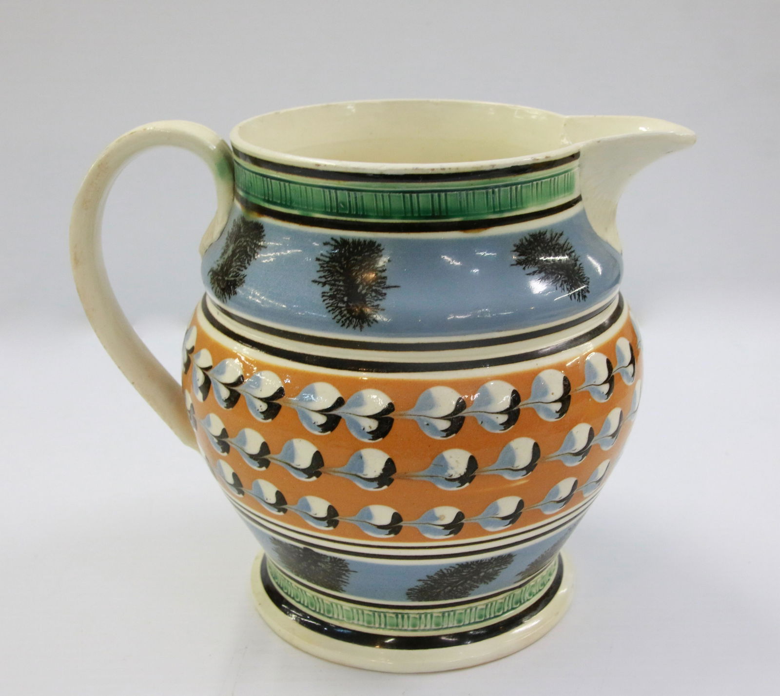 19TH CENTURY MOCHAWARE DECORATED PITCHER - Nov 08, 2019 | Hartzell's ...