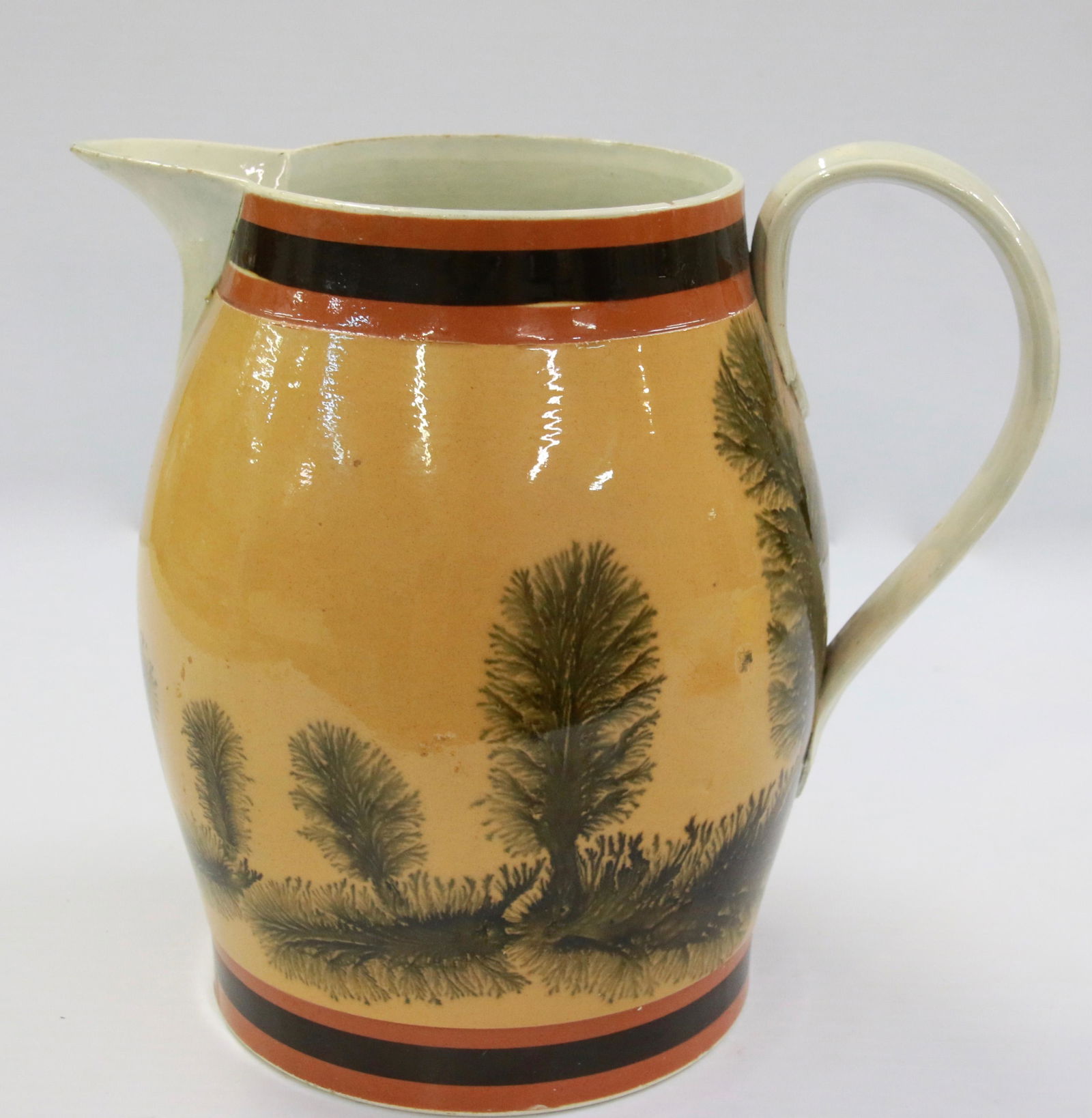 19TH CENTURY MOCHAWARE PITCHER - Nov 08, 2019 | Hartzell's Auction ...