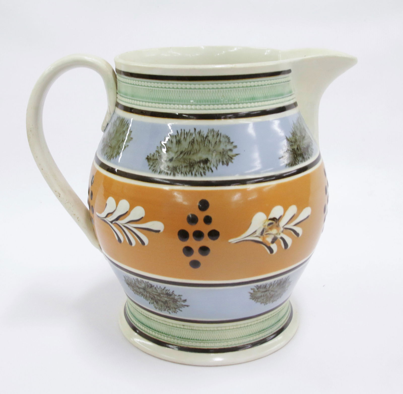 19TH CENTURY RARE MOCHAWARE PITCHER - Feb 08, 2020 | Hartzell's Auction ...